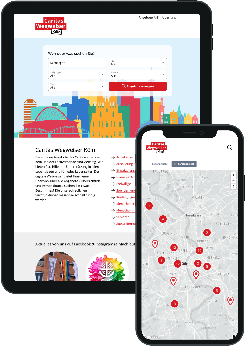 Caritas Wegweiser Köln | KölnDesign e.V.